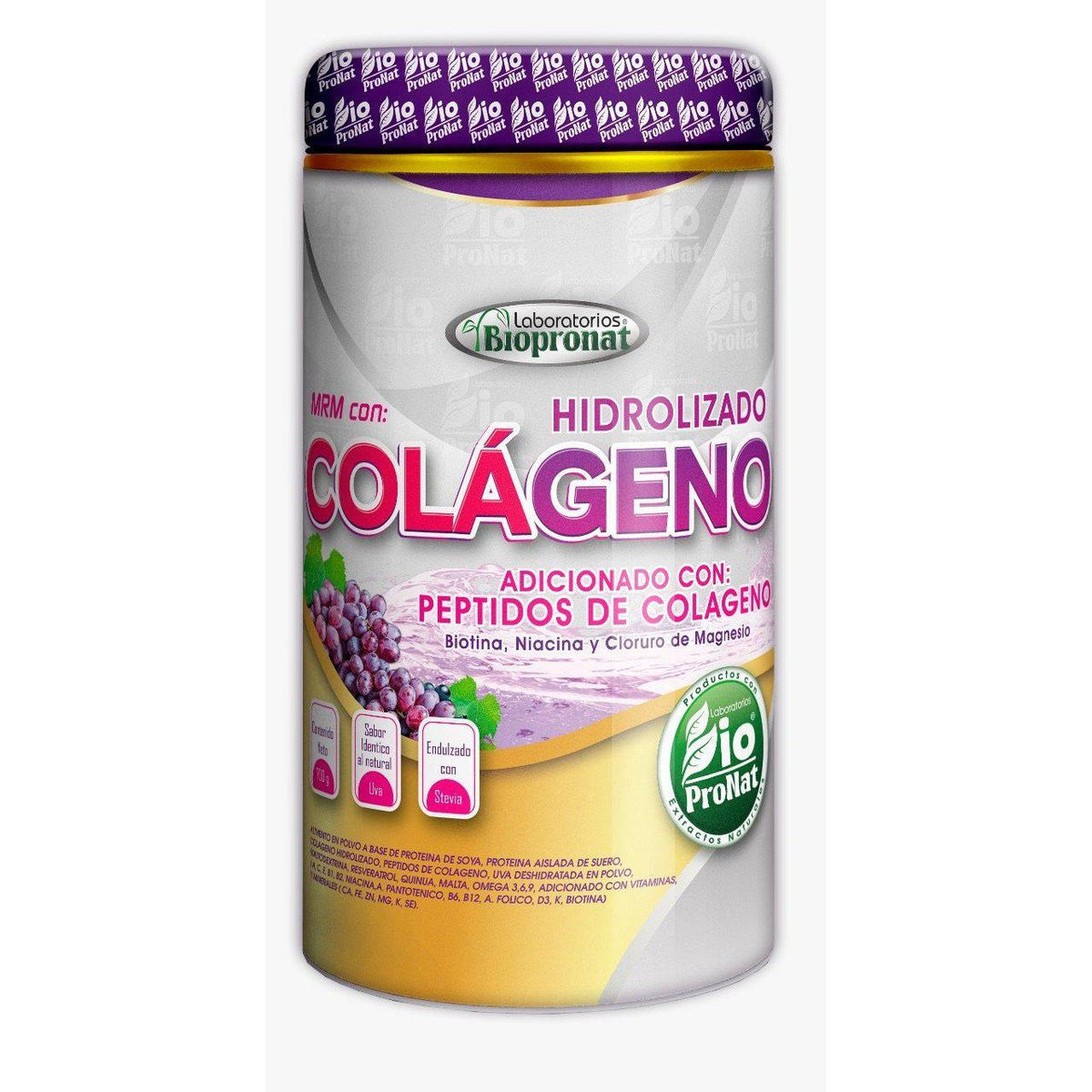 bio-colageno-hidrolizado-con-peptidos-de-colageno-x-700-gr-biopronat ...