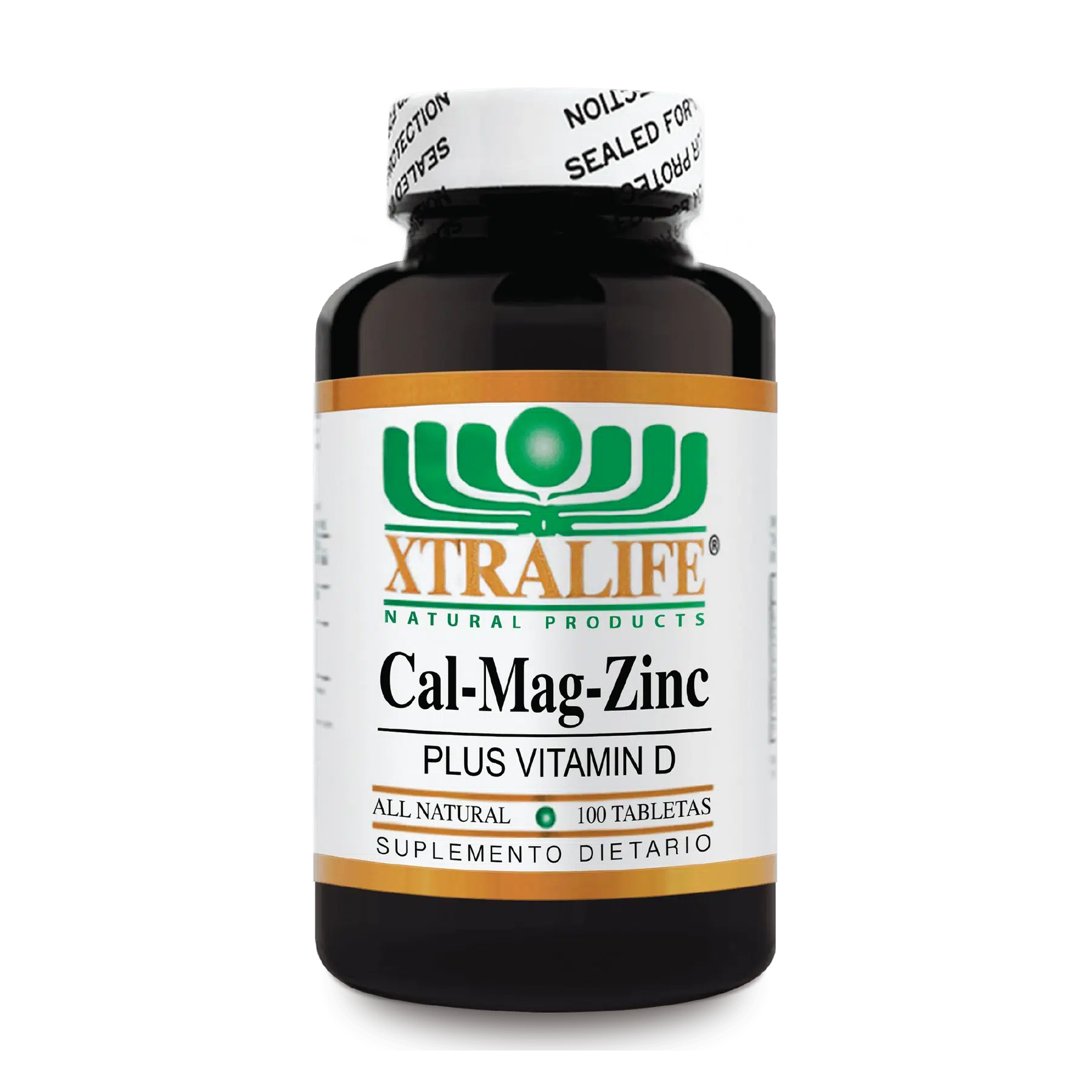 Cal-Mag-Zinc Plus Vit D X 100 Tabletas-Xtralife-Dopavita Salud y Nutrición